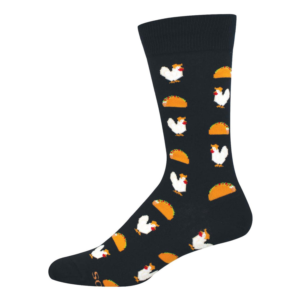 Socksmith Men Chicken Taco Socks | Unique and High-quality