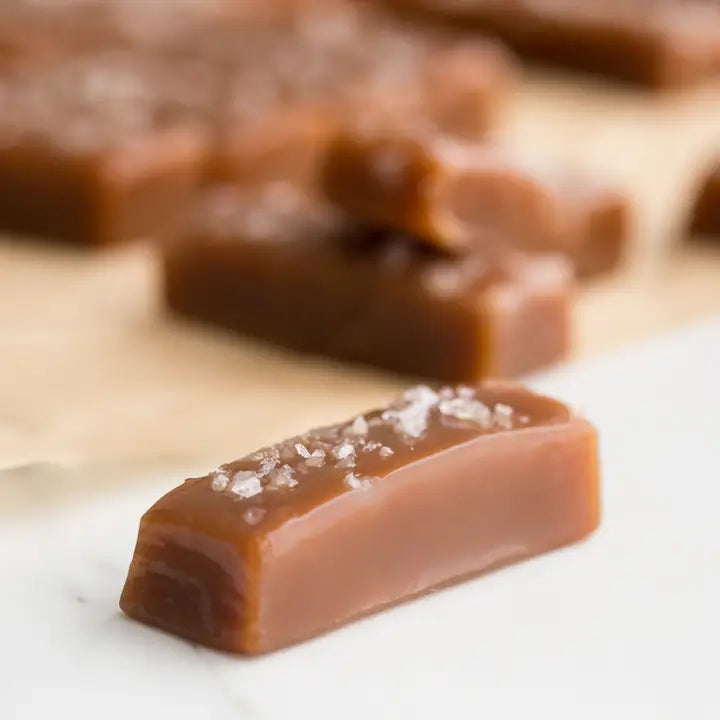 Shotwell Candy Salted Caramels - Barrel-aged Bourbon & Vanilla Infused