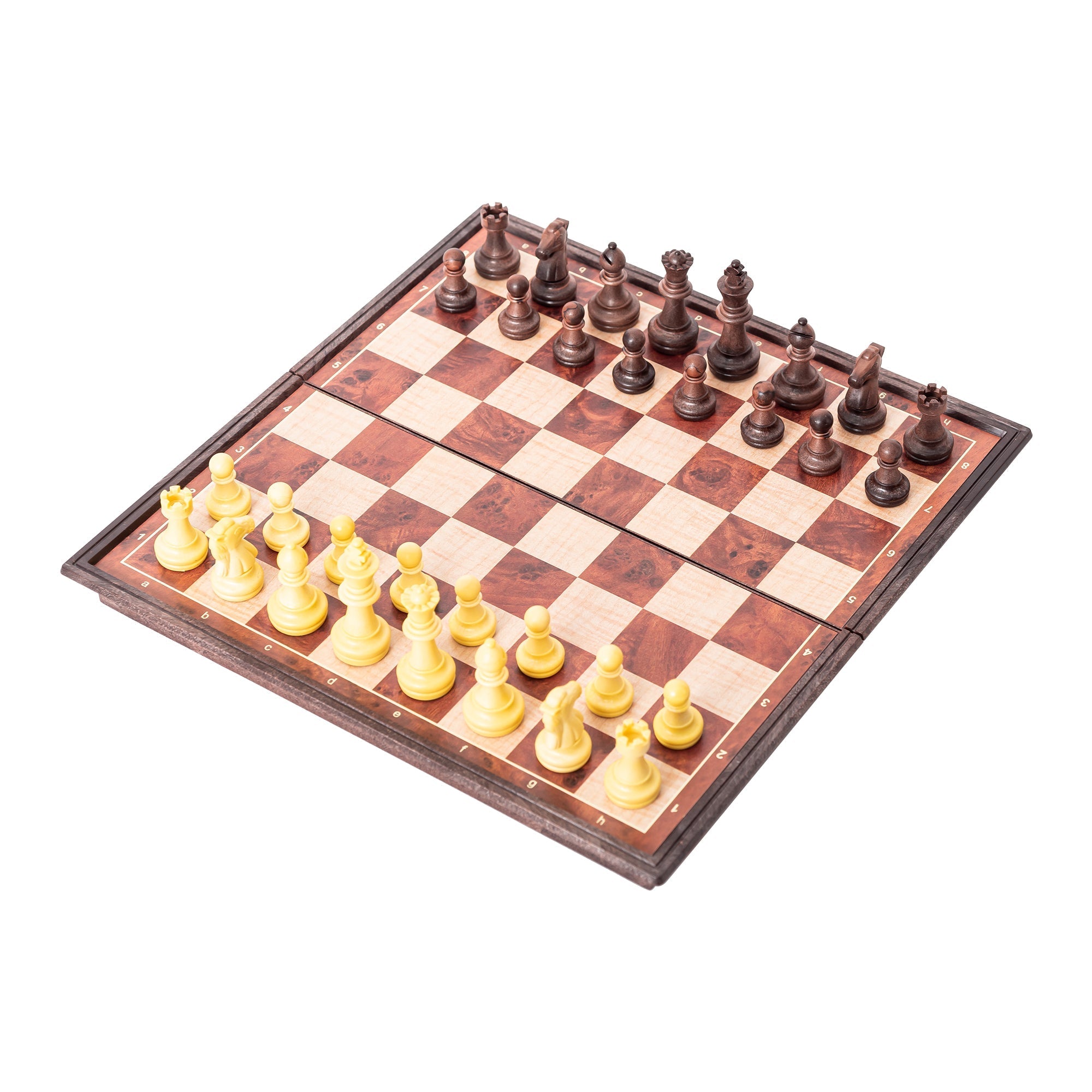 Mad Man Chess Magnetic Travel Set | 5-in-1 Multi-Game Board