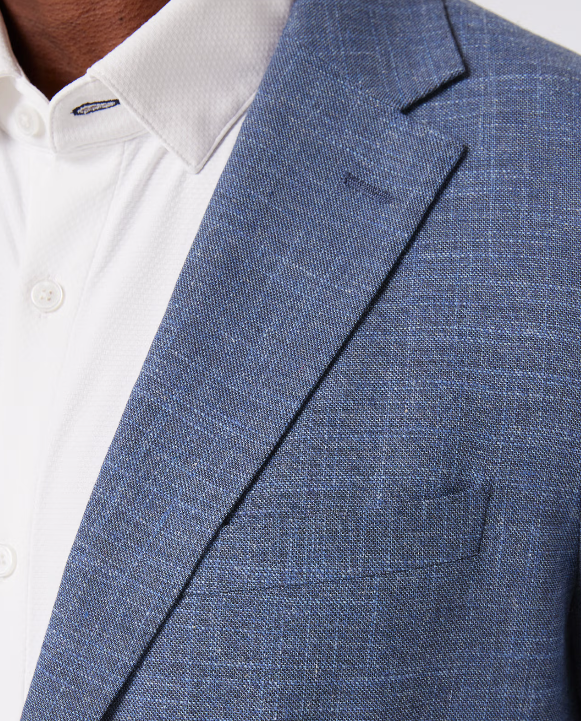 Fresco Lightweight Suit Jacket by Mizzen And Main - Premium Linen