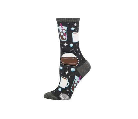 Socksmith Iced Coffee Sock - Perfect for Caffeine Devotees