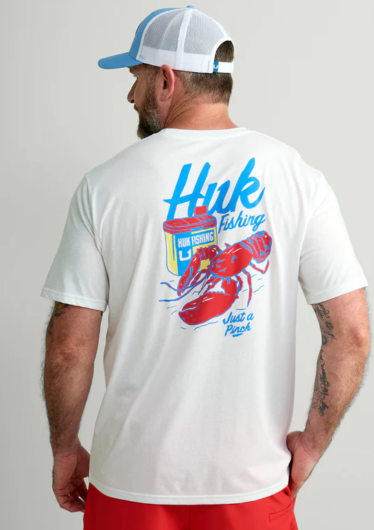 Huk Low Country Tee: High-Performance Cotton Blend for Anglers