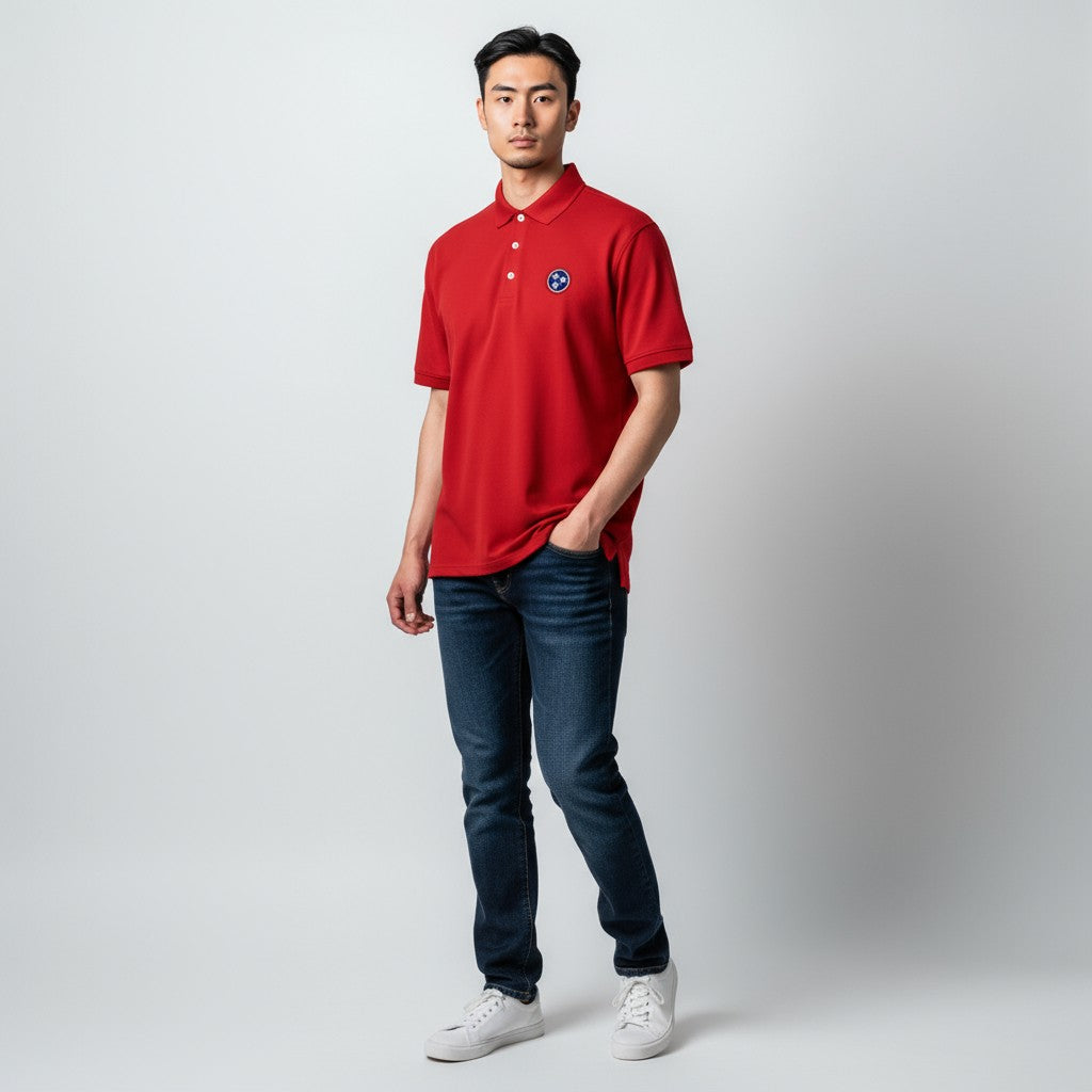 Tri Star Polos - Versatile Men Polo by Divots Sportswear Co