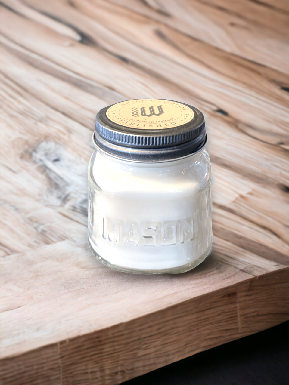 8 Oz Mason Jar Candle by Crave Candles | Premium Soy Wax Candle